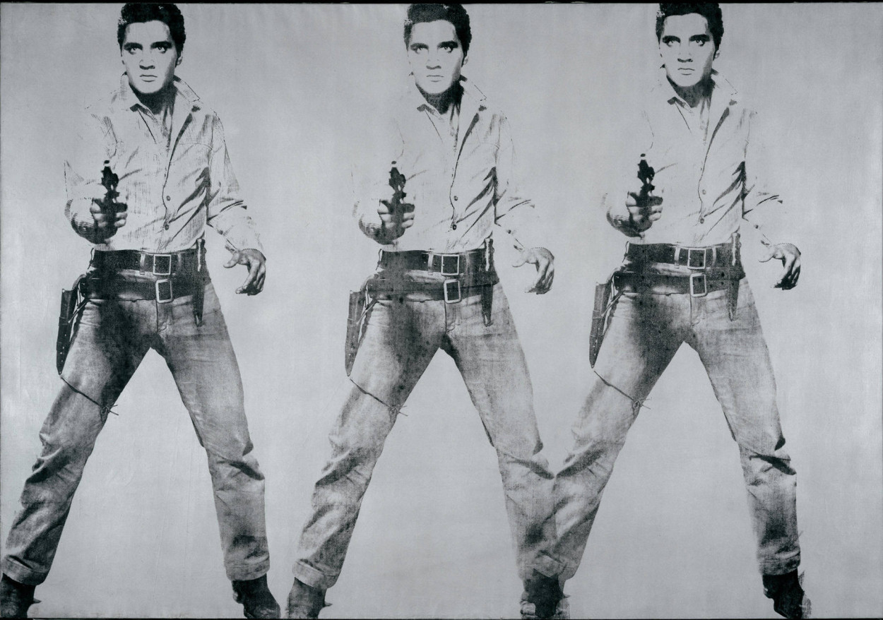 Triple Elvis by Andy Warhol via DailyArt mobile app