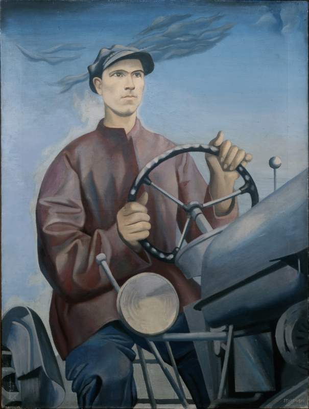 On the merged lands by Henryk Stażewski via DailyArt mobile app