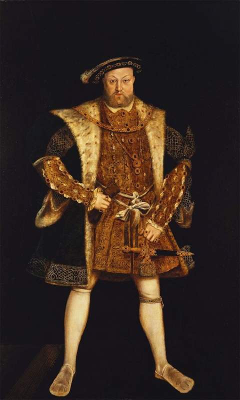 Henry VIII by Hans Holbein the Younger via DailyArt mobile app