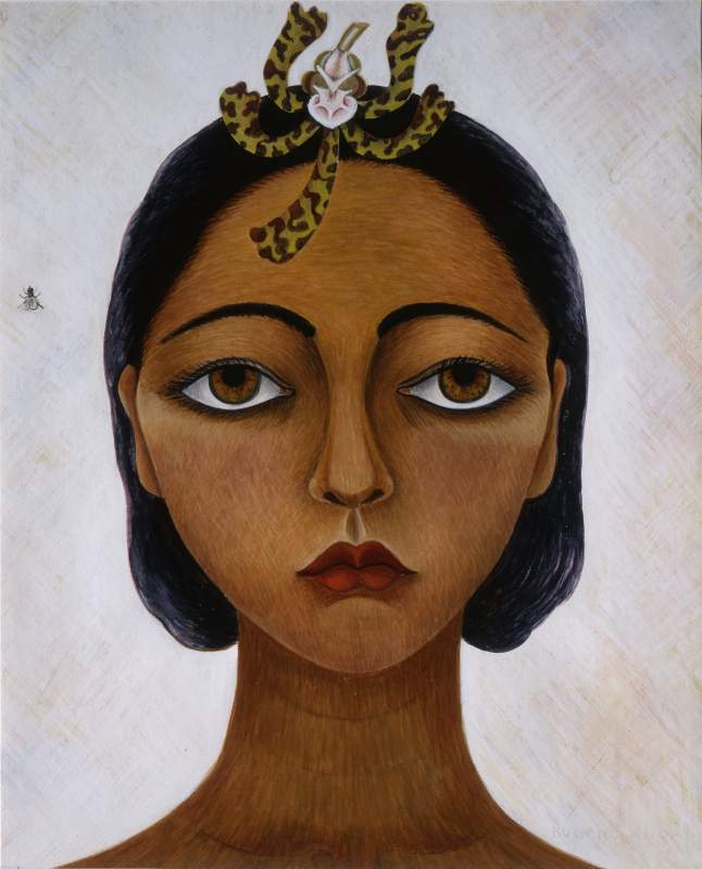 자화상 (Self-portrait) by Rosa Rolanda via DailyArt mobile app