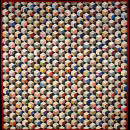 Quilt, Tumbling Blocks With Signatures Pattern by Adeline Harris Sears ...