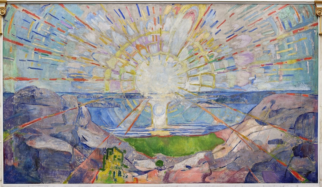 Solen by Edvard Munch via DailyArt mobile app