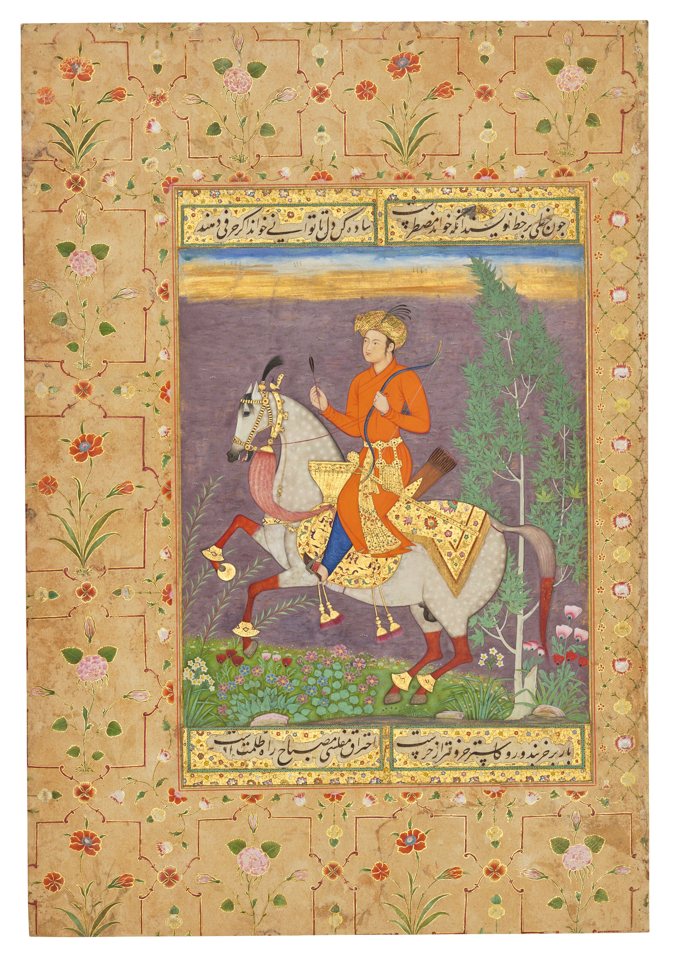 Πρίγκηπας σε γερακοθηρία by Ja`far ibn Muhammad ibn `Ali via DailyArt ...
